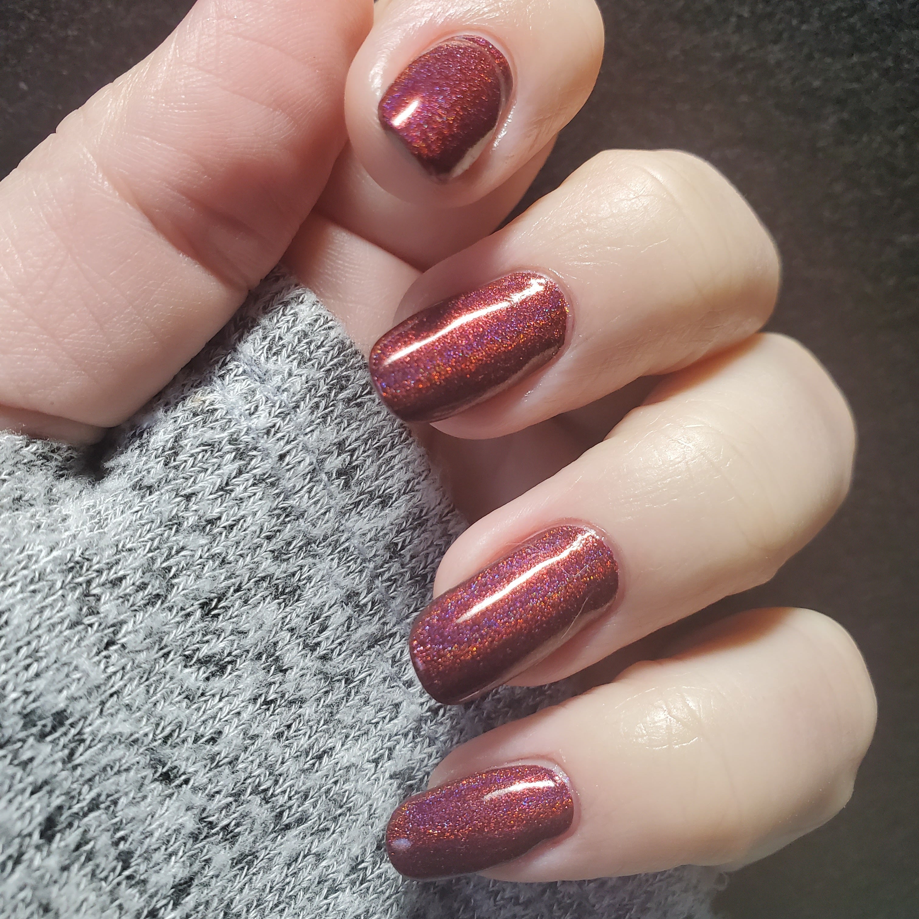Lilith Linear Holo Nail Polish by Drunk Fairy Polish