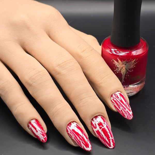 Dexter Crackle Nail Polish by Drunk Fairy Polish