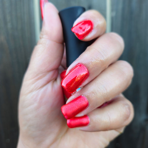 Ruby Red Nail Polish by Drunk Fairy Polish